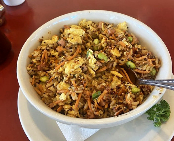 Rice bowls that put ordinary breakfast to shame. Every bite tells a story of California's agricultural bounty and multicultural influences.