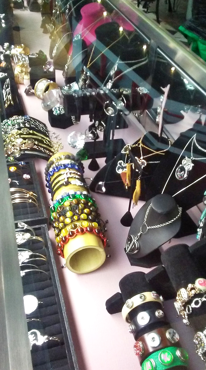 Jewelry cases here hold more mysteries than a detective novel, each piece with its own untold story.