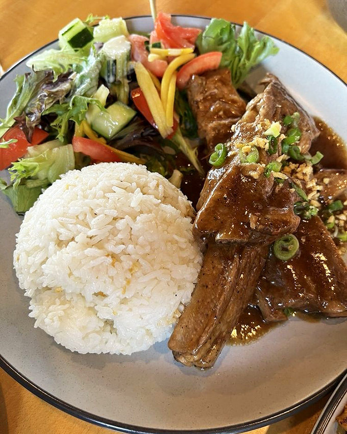 Adobo ribs so tender they practically surrender to your fork. The perfect marriage of tangy, savory, and "where have you been all my life?"