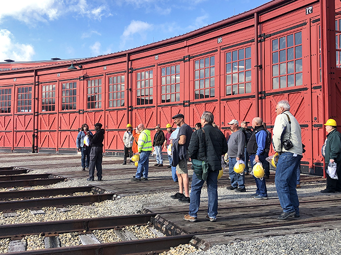 Steam-powered nostalgia lives on at this magnificent roundhouse celebrating America's railroad golden age.