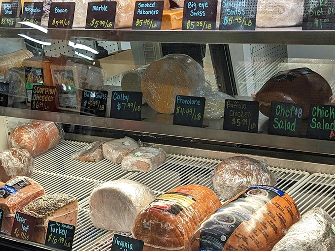 Artisanal cheeses and fresh-baked breads that would make any picnic Instagram-worthy. The smoked gouda alone is worth the drive. 