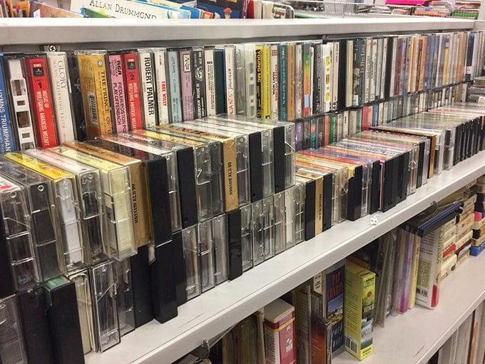 The forgotten soldiers of audio history stand in formation. These plastic time capsules contain the soundtracks of decades past, waiting for their analog revival.