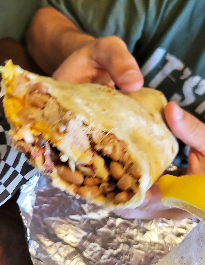 The BBQ burrito wraps all of Sweet P's smoky goodness into a portable package, proving that sometimes the best traditions are the ones willing to cross cultural borders.