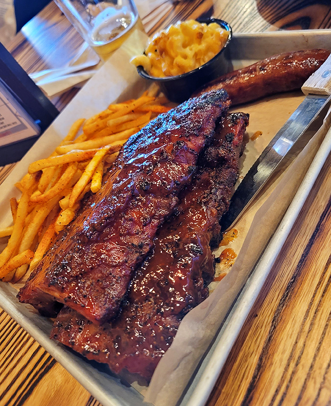 St. Louis ribs with the perfect bite&mdash;not falling off the bone (that's overcooked!), but surrendering with just enough resistance to remind you they're worth the effort.