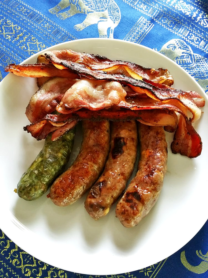 Breakfast of champions? More like breakfast of food gods&mdash;crispy bacon and plump sausages that make hitting the snooze button a criminal offense.
