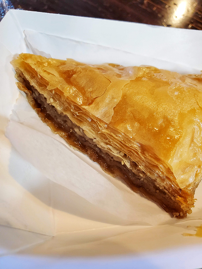 Layers of flaky phyllo cradle a sweet, nutty filling in this baklava&mdash;proof that Rusty's maritime journey includes delicious stops in Mediterranean ports.