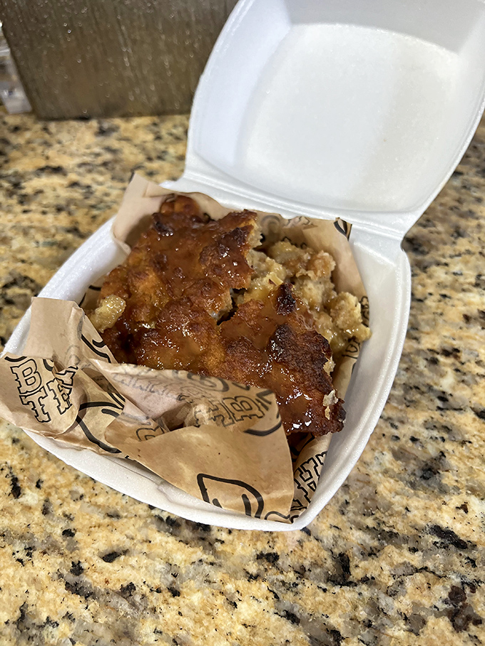 Banana bread pudding that transforms humble ingredients into a dessert worthy of standing ovations everywhere.