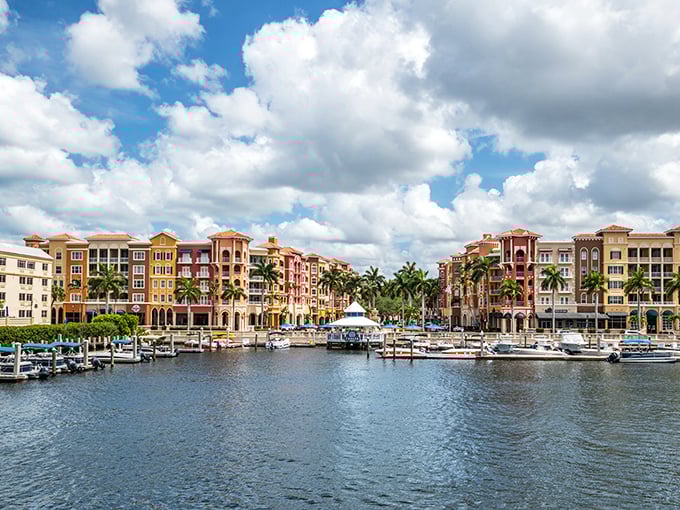 Bayfront's waterfront wonderland combines Venetian charm with Florida sunshine. The only thing missing is a gondolier serenading you with Jimmy Buffett covers.