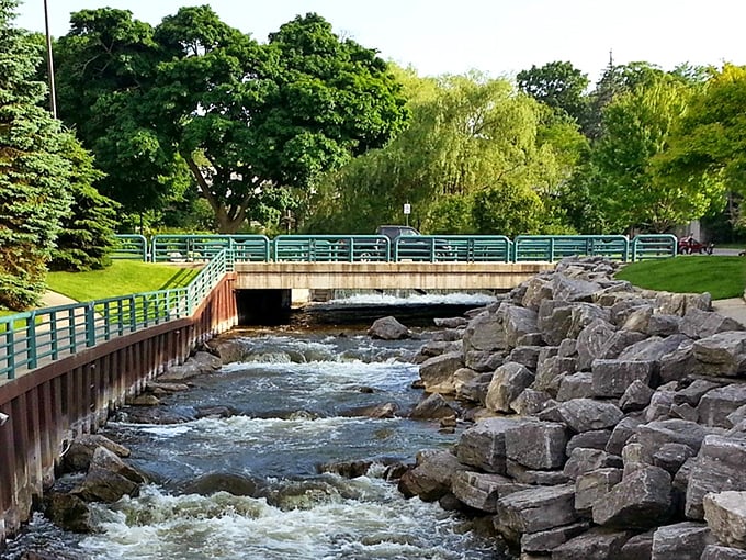 The Bear River's rushing waters create nature's white noise machine right in town. Who needs a meditation app when you've got this?