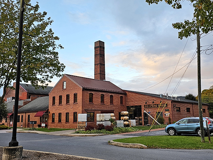 The former Match Factory now houses Big Spring Spirits, where industrial heritage meets craft cocktails. Brick buildings just make everything taste better.