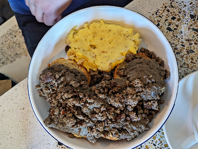 Comfort food gets a gourmet upgrade in this hearty bowl. Southern traditions meet culinary craftsmanship in every savory bite.