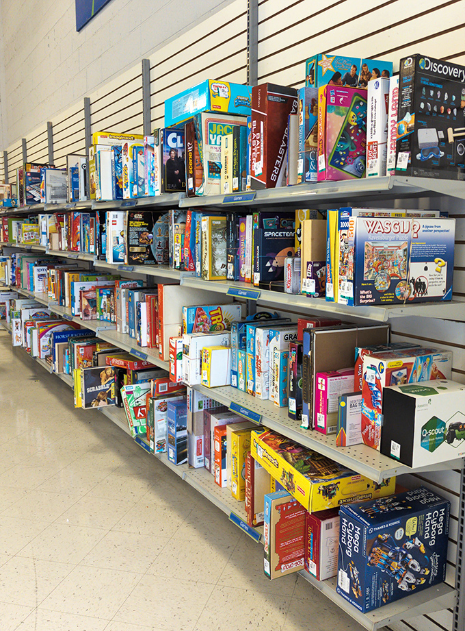 Board games galore, including that Monopoly set that definitely won't end in a family feud this time.