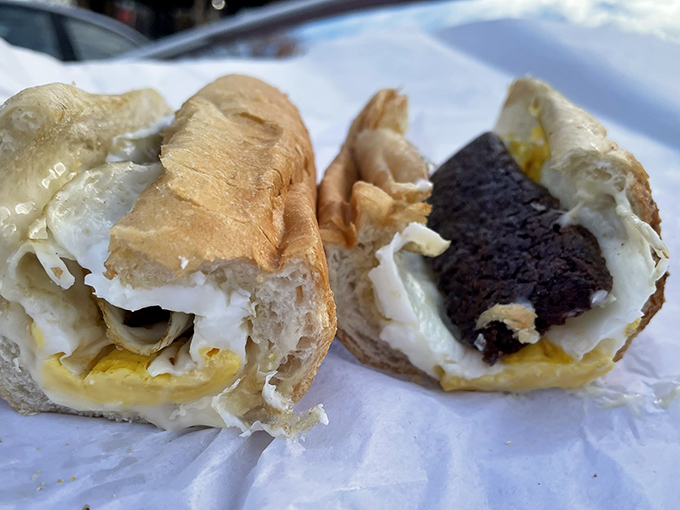 Breakfast sandwiches that could make a New Yorker homesick&mdash;perfectly melted cheese embracing eggs and meat in a handheld symphony of morning flavors.