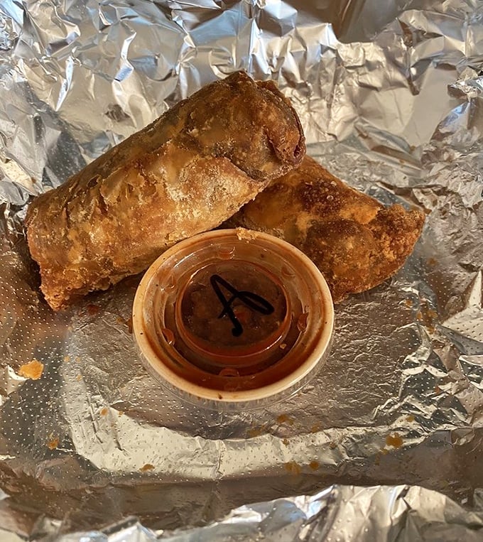 Egg rolls get the barbecue treatment, stuffed with smoky goodness and fried to golden perfection. East meets Midwest in this hand-held flavor bomb.