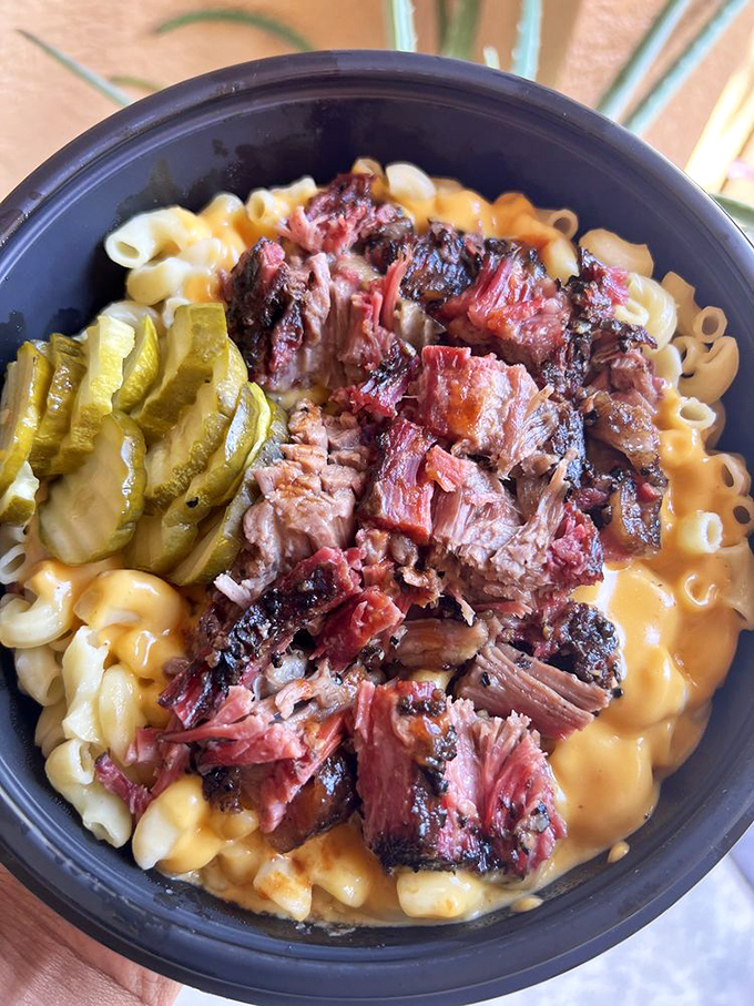 The legendary Brisket Mac Bowl&mdash;where comfort food meets craft barbecue in a marriage that would make Cupid put down his bow and pick up a fork.