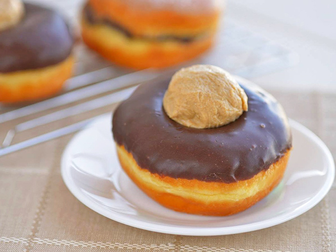 A chocolate-topped cream-filled donut that doesn't need social media to be influential. One bite and you'll be spreading the gospel yourself.