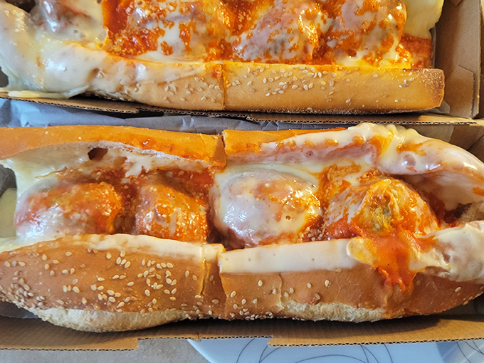 Meatballs nestled in marinara, blanketed with melted cheese. This sandwich doesn't just satisfy hunger—it creates lifelong memories.