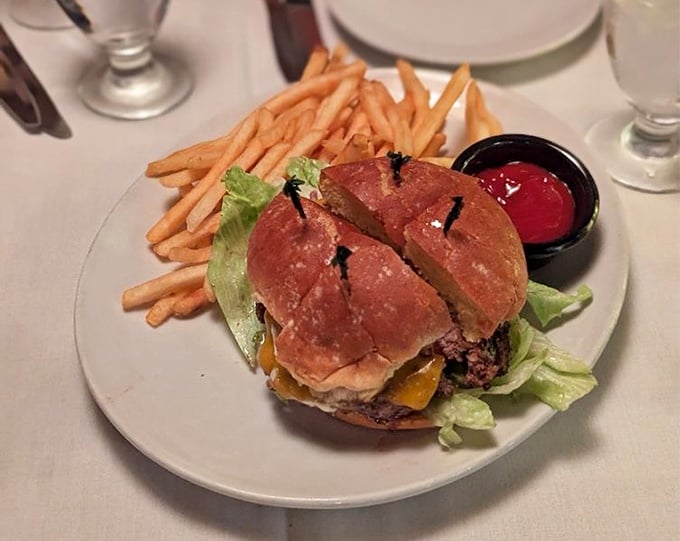 A burger that reminds you why ground beef between bread became an American icon in the first place &ndash; honest, unpretentious, and utterly satisfying.