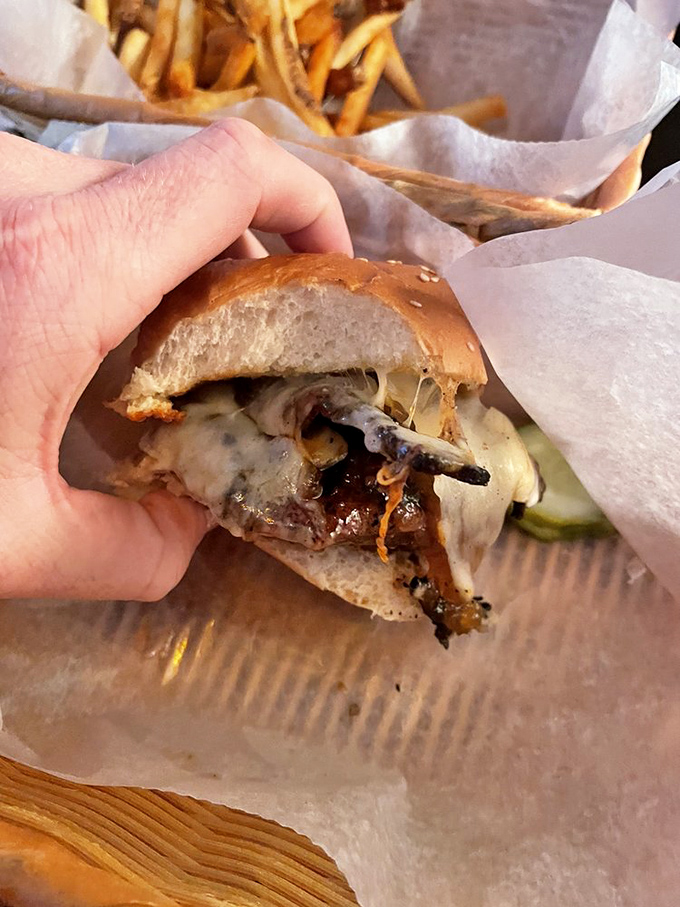 That cheese pull doesn't lie. Wisconsin knows dairy, and this burger knows exactly how to showcase it in all its melty glory. 
