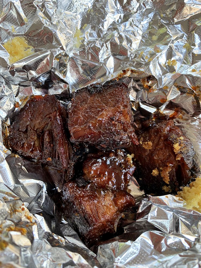 Burnt ends: the candy of the barbecue world. These glistening, twice-smoked brisket nuggets are what barbecue dreams are made of.