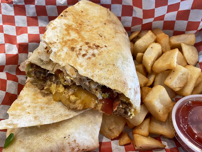 This burrito doesn't just speak to your hunger&mdash;it serenades it with melted cheese, seasoned meat, and a perfectly crisped exterior.