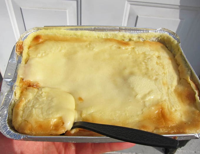 Behold the butter cake in its natural habitat &ndash; a simple aluminum pan that cradles what might be Pennsylvania's most comforting dessert.