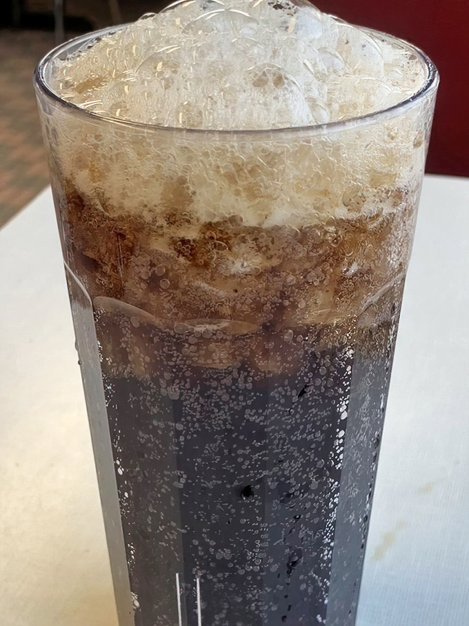 This isn't just a soda&mdash;it's carbonated nostalgia in a glass. The ice melts slowly, creating that perfect sweet spot between too cold and too watery.