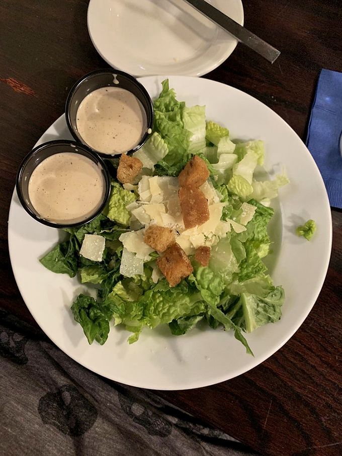 A Caesar salad that Julius himself would cross the Rubicon for. Those house-made croutons aren't just good&mdash;they're worth fighting over.