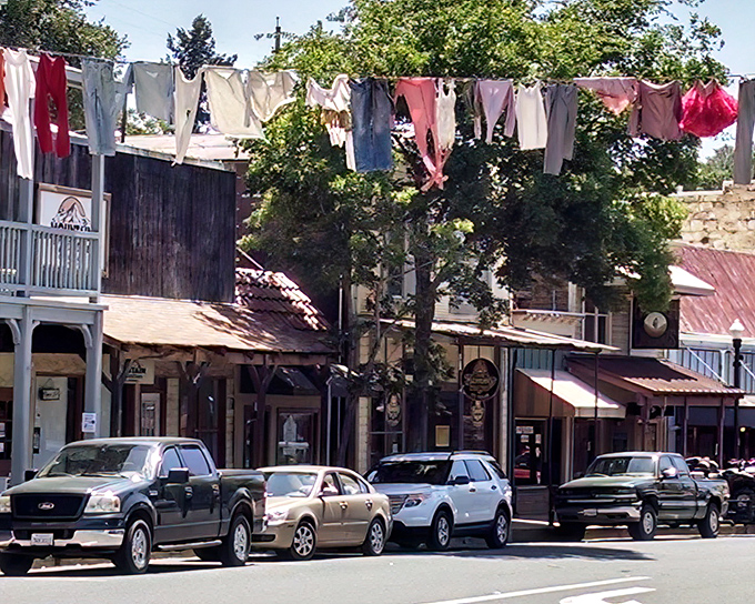 
The weathered facades of downtown buildings tell stories of boom, bust, and resilience&mdash;architectural narrators of California's golden dreams. 