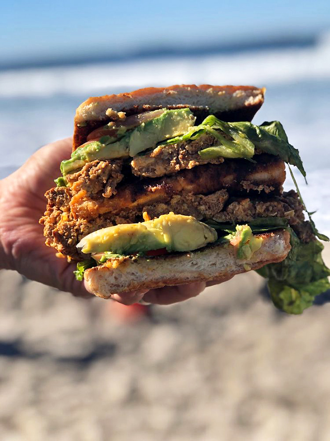 Beach-ready torta with layers of avocado and seasoned meat&mdash;the sandwich that makes you wonder why bread and meat ever bothered with other relationships.