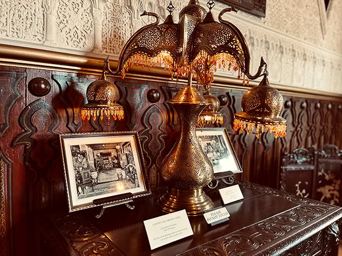 Craftsmanship that makes modern furniture look like it's trying too hard. This intricately carved table probably has more stories than your favorite uncle.