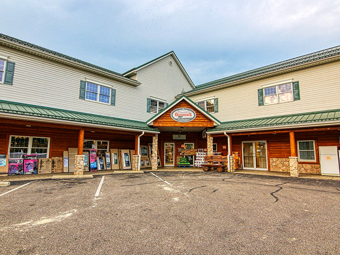 Charm Outdoors welcomes visitors with architectural details that blend modern convenience with traditional aesthetics&mdash;much like the community itself.