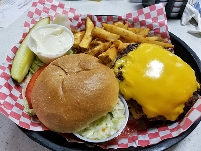 The cheeseburger that launched a thousand diets—and ended them just as quickly. Worth every delicious calorie.