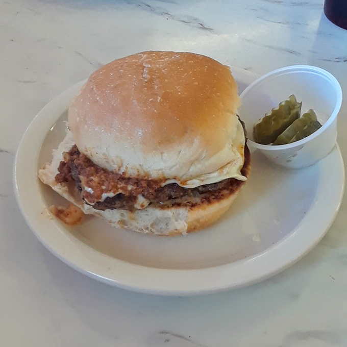 The cheeseburger that time forgot to ruin with unnecessary "improvements." Simple, satisfying, and exactly what you're craving.