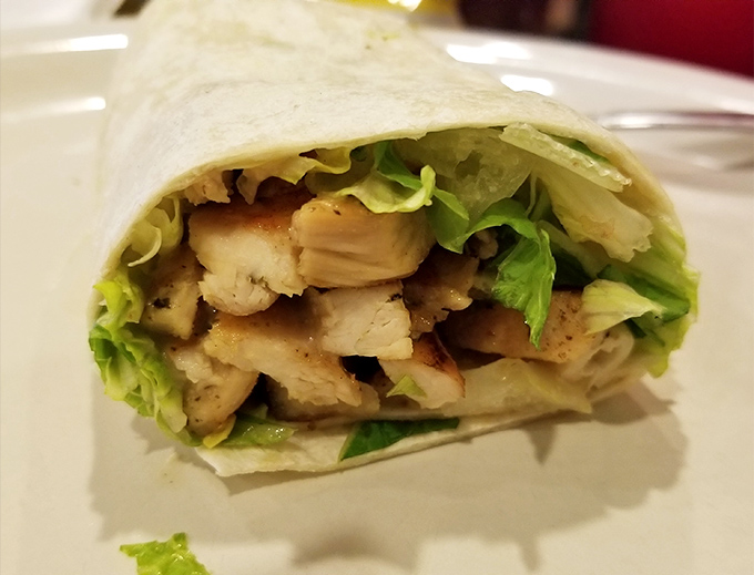 Fresh ingredients wrapped with care&mdash;proof that "healthy option" doesn't have to mean "sad option." A portable feast that doesn't sacrifice flavor.