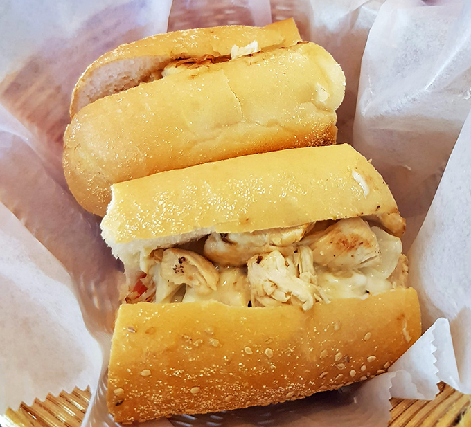 The chicken cheesesteak&mdash;proof that poultry can play in the big leagues when nestled in a perfect roll and blanketed with melted cheese.