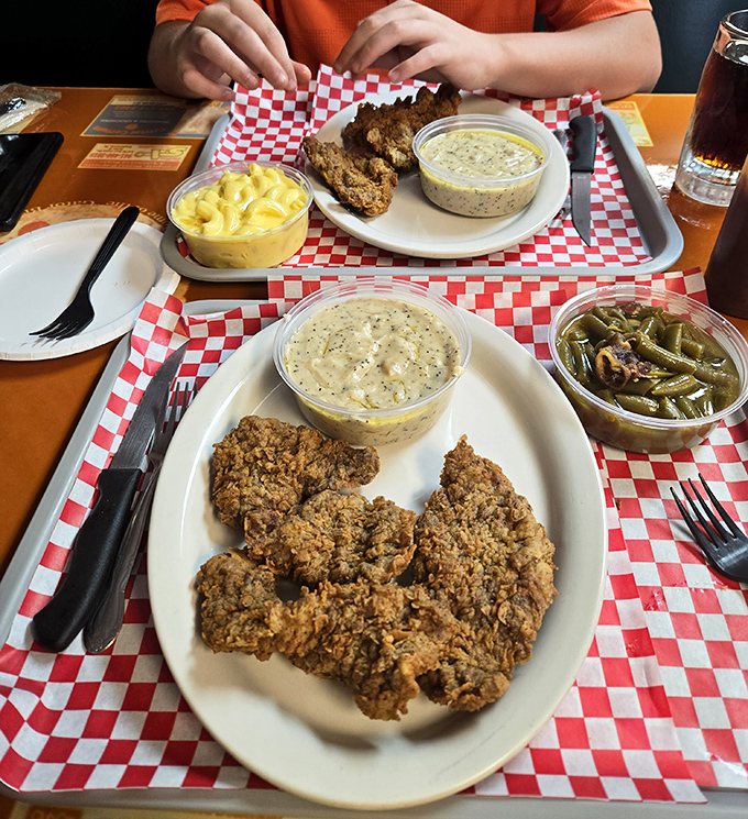 Chicken fried steak that's bigger than your head and twice as satisfying as your expectations.
