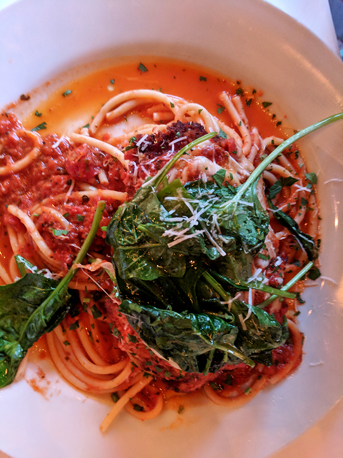 When pasta meets perfection in a bowl that's almost too beautiful to disturb with your fork.