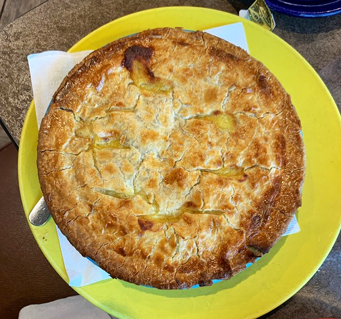 Golden, flaky crust housing a savory chicken filling&mdash;this pot pie doesn't just warm your stomach, it hugs your soul from the inside.