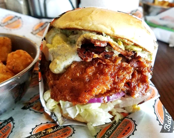 Meet the chicken sandwich that makes you question your burger loyalty&mdash;crispy, saucy, and demanding to be photographed before it's devoured.