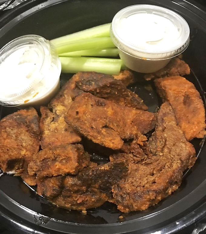 Wings that deserve their own highlight reel &ndash; crispy, saucy perfection that might make you forget the game you came to watch.