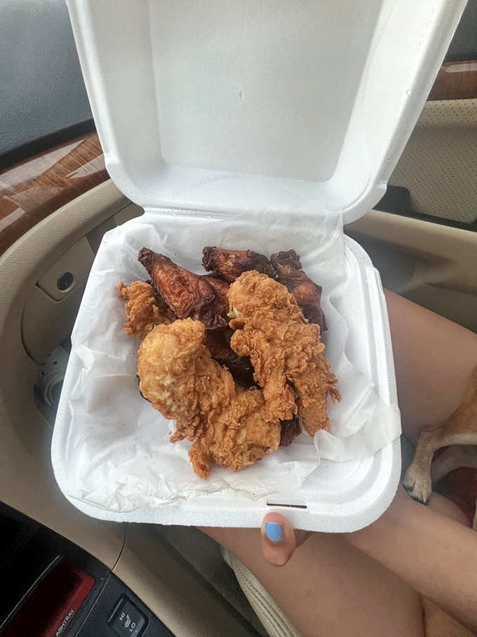 Proof that sometimes the simplest things&mdash;perfectly fried chicken with just the right seasoning&mdash;can create the most profound happiness.