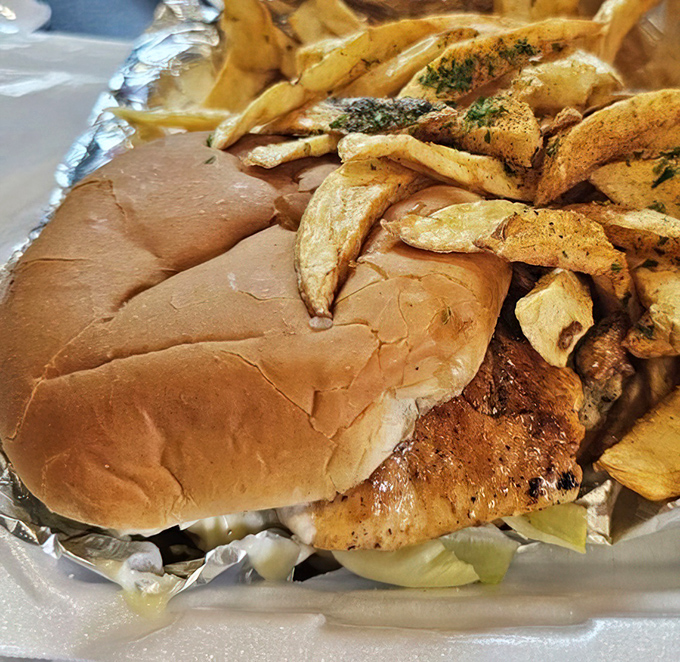 This isn't just a chicken sandwich; it's a golden-brown love letter to anyone who appreciates real flavor.