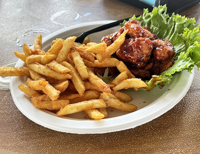 Wings that prove sometimes the best treasures come from land, not just sea.