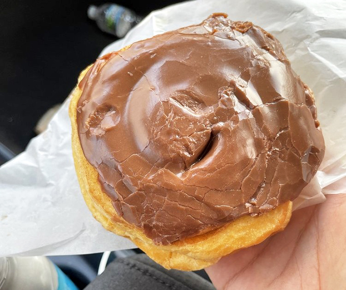 This chocolate-frosted beauty isn't just a donut&mdash;it's what other donuts dream of becoming when they grow up.