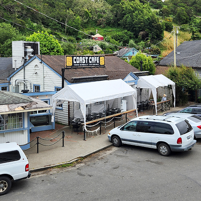 The Coast Cafe serves up fresh catches in a setting so casual, your blood pressure drops just walking in.