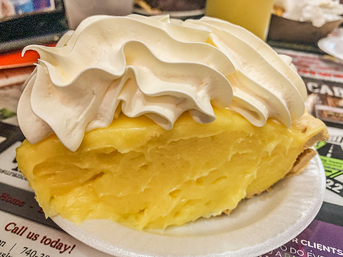 Coconut cream pie so divine, it transports you to tropical paradise with every heavenly, creamy bite.