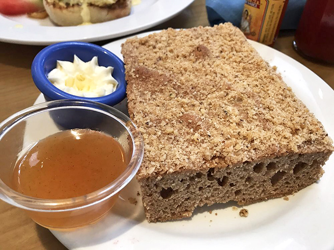 This isn't just coffee cake—it's an architectural marvel of crumbly goodness. Pair it with their house-roasted coffee for a morning symphony.