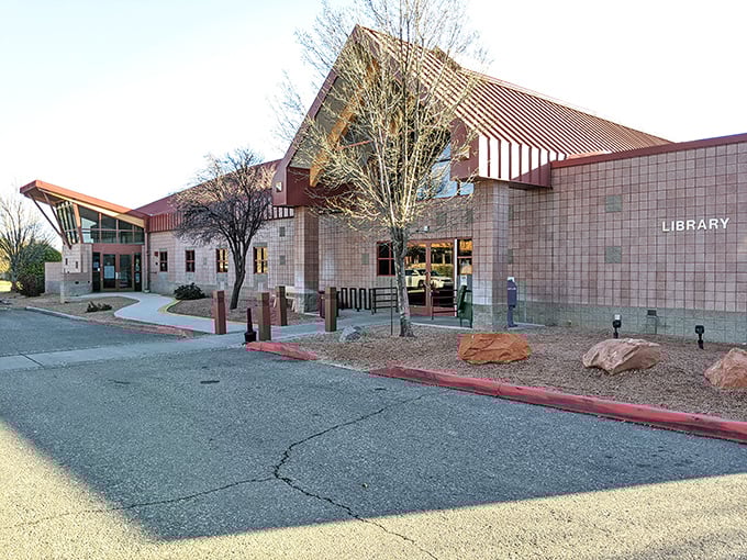 Cottonwood's Public Library stands as a modern temple to knowledge, where architecture and literature create a sanctuary for curious minds.