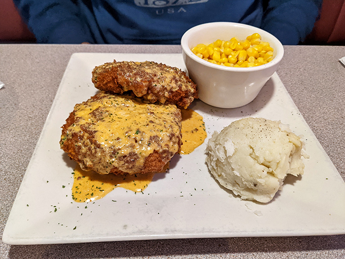 Crab cakes that actually taste like crab? Revolutionary! These golden-brown beauties make a compelling case for moving to Maryland.